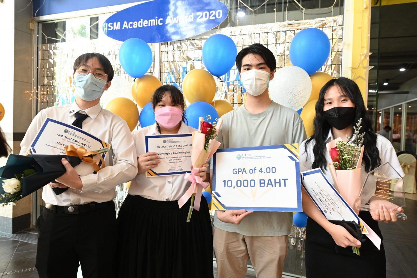 วิทยาลัยนานาชาติเพื่อการจัดการ ( ISM UTCC ) จัดพิธีมอบเกียรติบัตรให้กับ ...